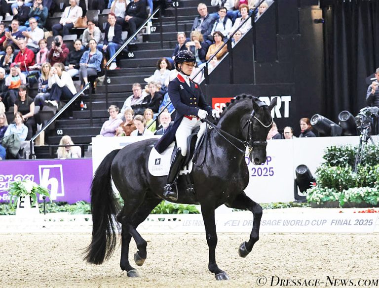 "Lottie" Fry on Glamourdale Wins Amsterdam World Cup Grand Prix ...